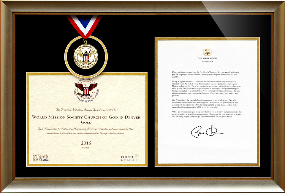 Major Awards - World Mission Society Church of God