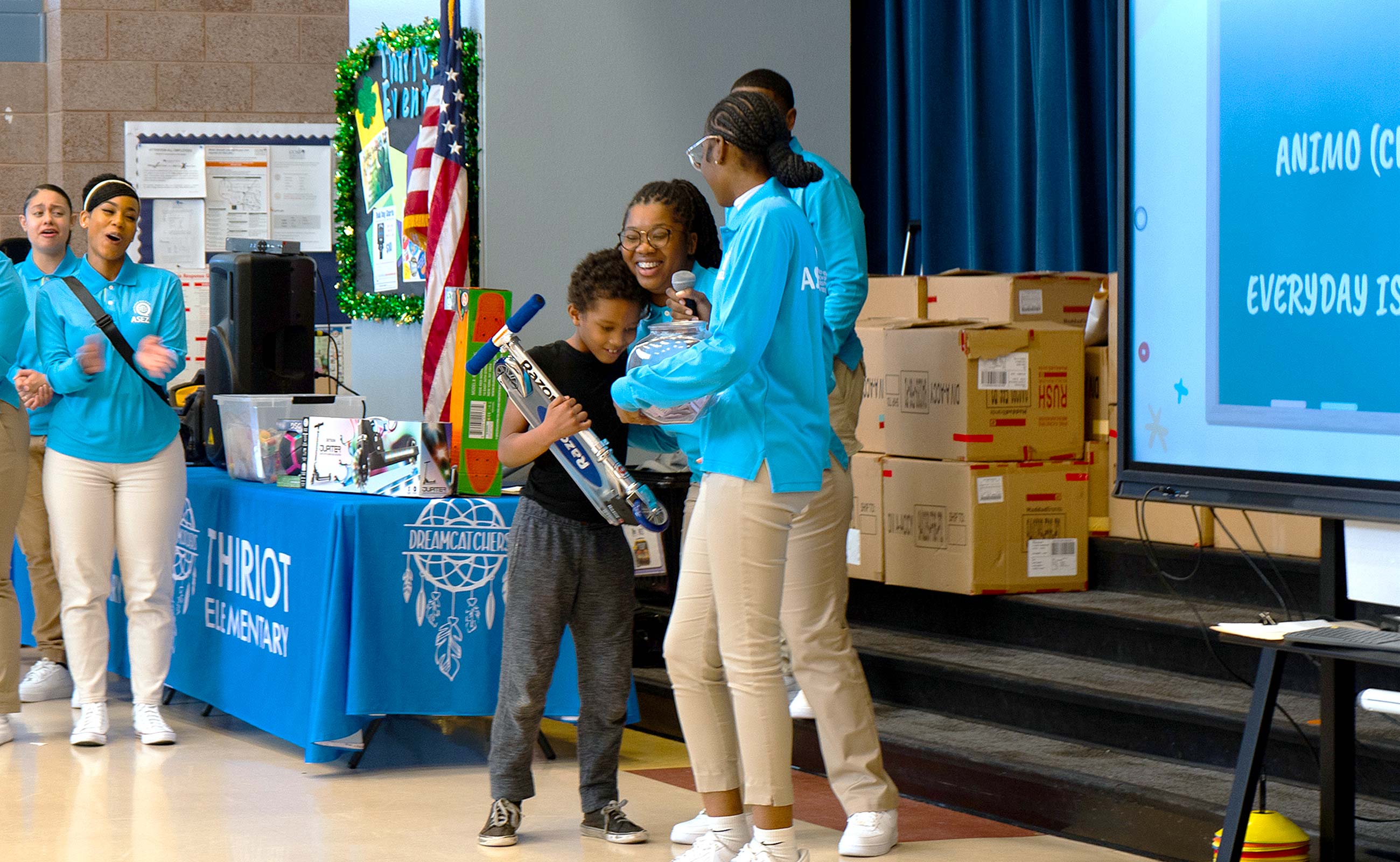 ASEZ Members in Las Vegas, NV, U.S. Donated School Bags to Elementary ...