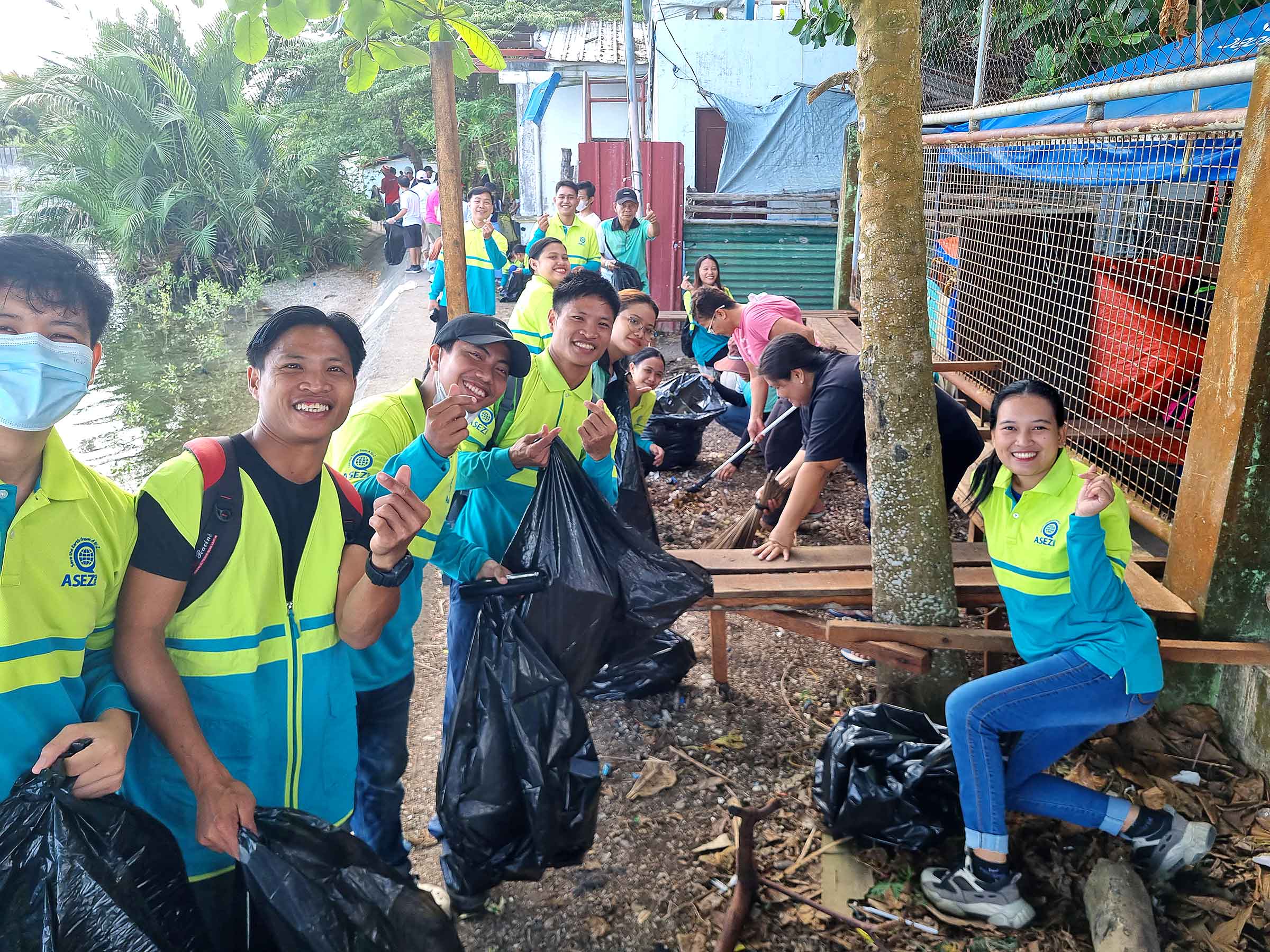 ASEZ WAO’s Blue Ocean Project at Cancabato Bay in Tacloban, Philippines ...