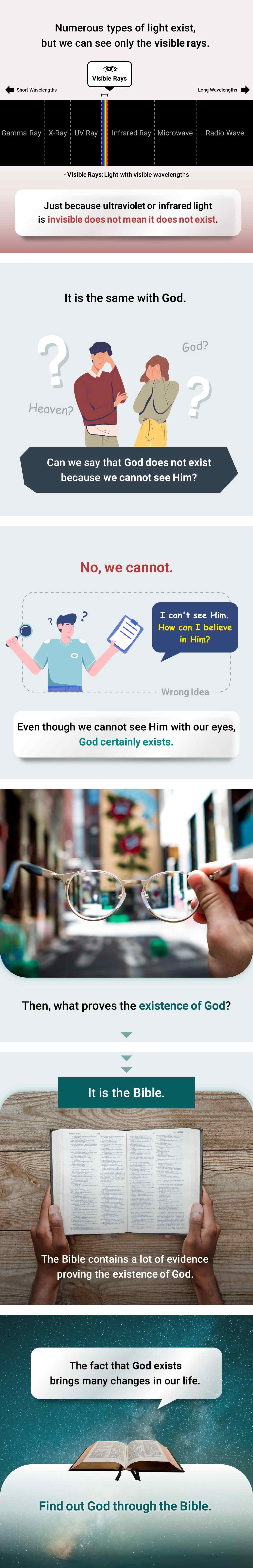 If Something Is Invisible, Does That Mean It Does Not Exist? - Card News