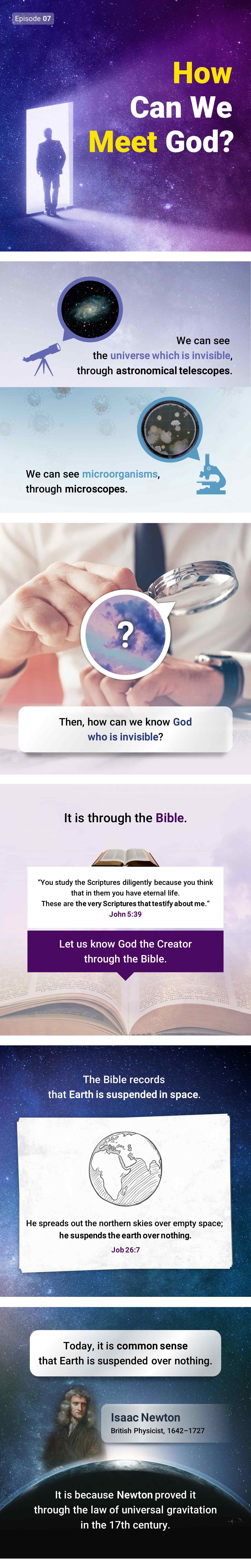 How Can We Meet God? - Card News