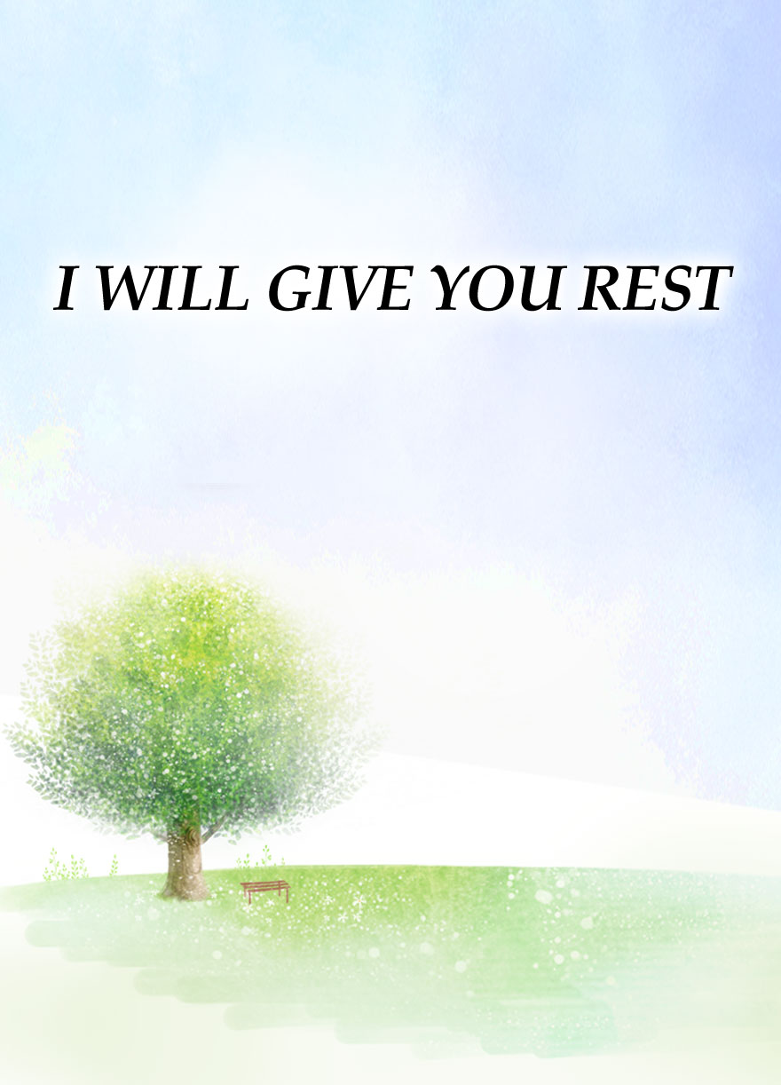 I Will Give You Rest - Card News