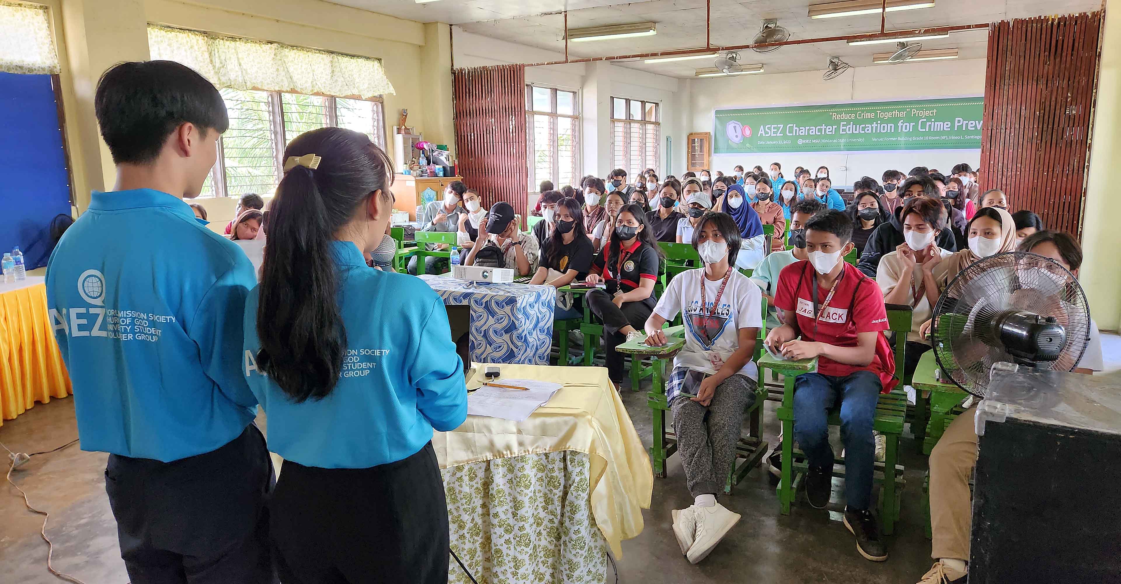 ASEZ Carries Out the Reduce Crime Together [RCT] School in Mindanao ...
